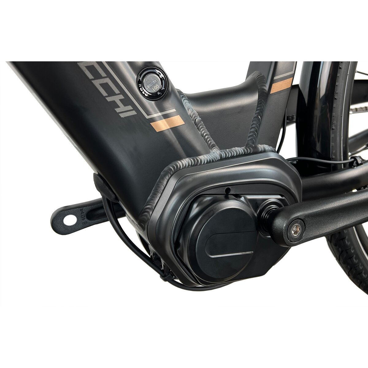 Rower elektryczny STUCCHI Swing D19 28 cali Czarno brązowy sklep