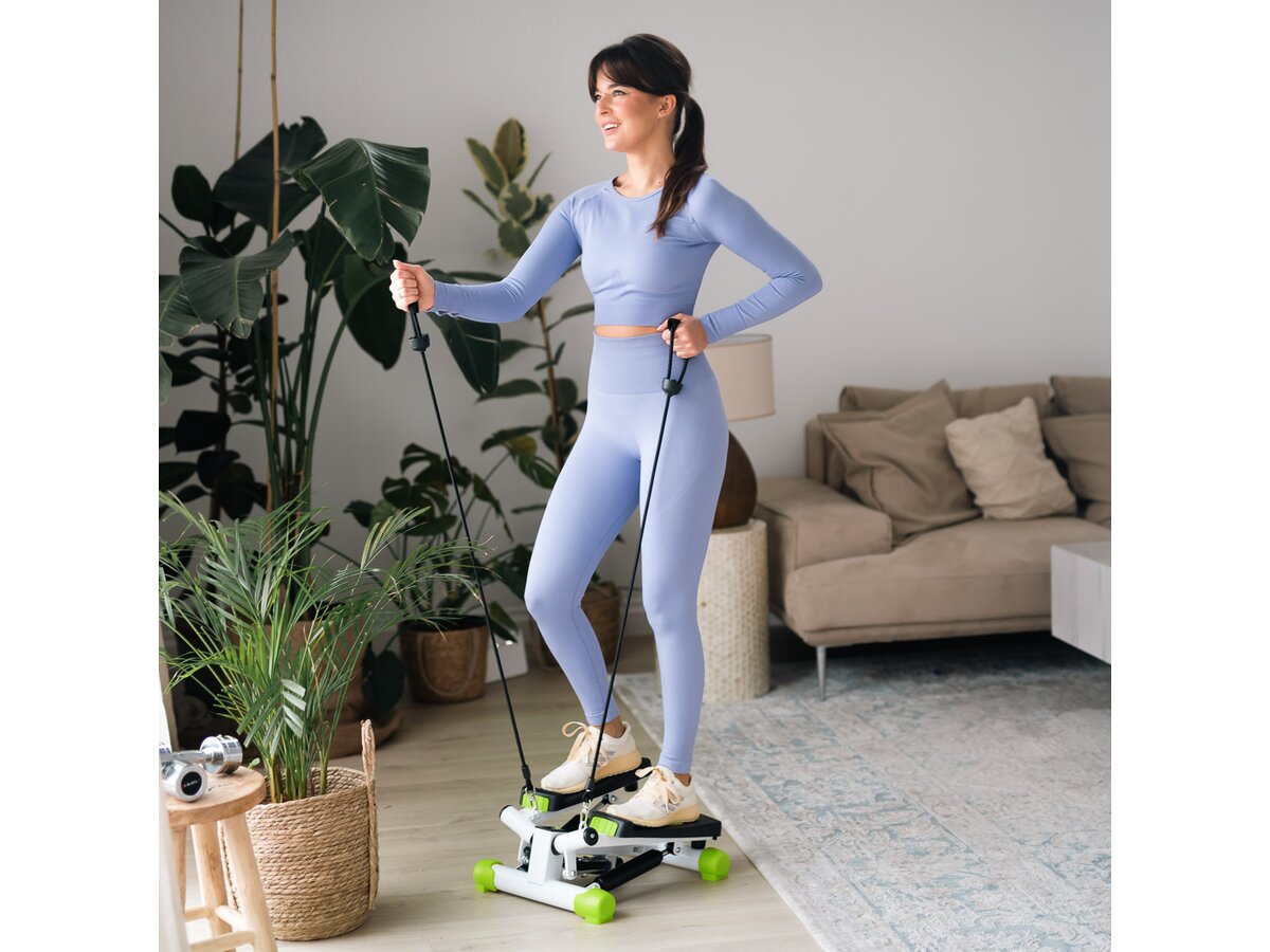 Stepper HMS S3033 skośny z linkami Zielony – sklep internetowy Avans.pl