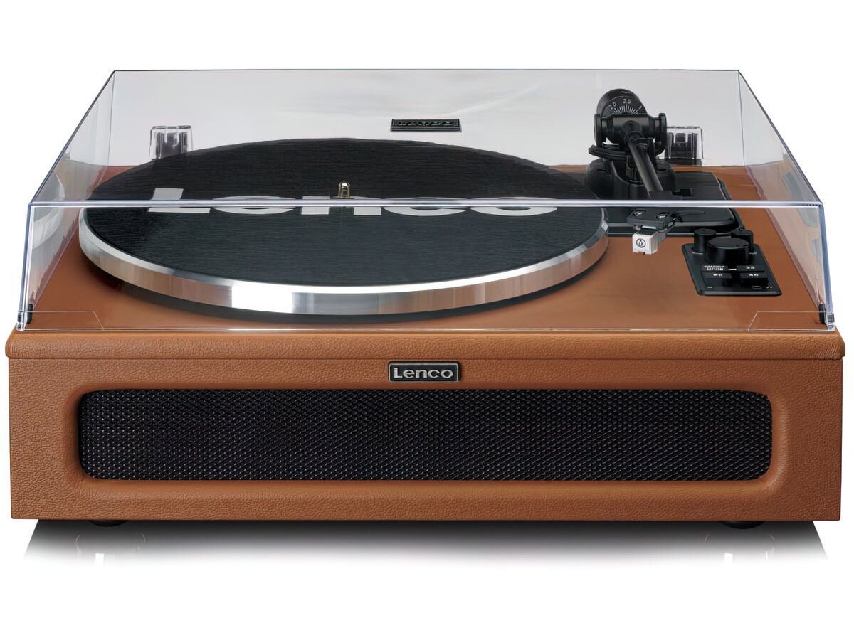 Gramofon LENCO LS-430BN Brązowy – sklep internetowy Avans.pl