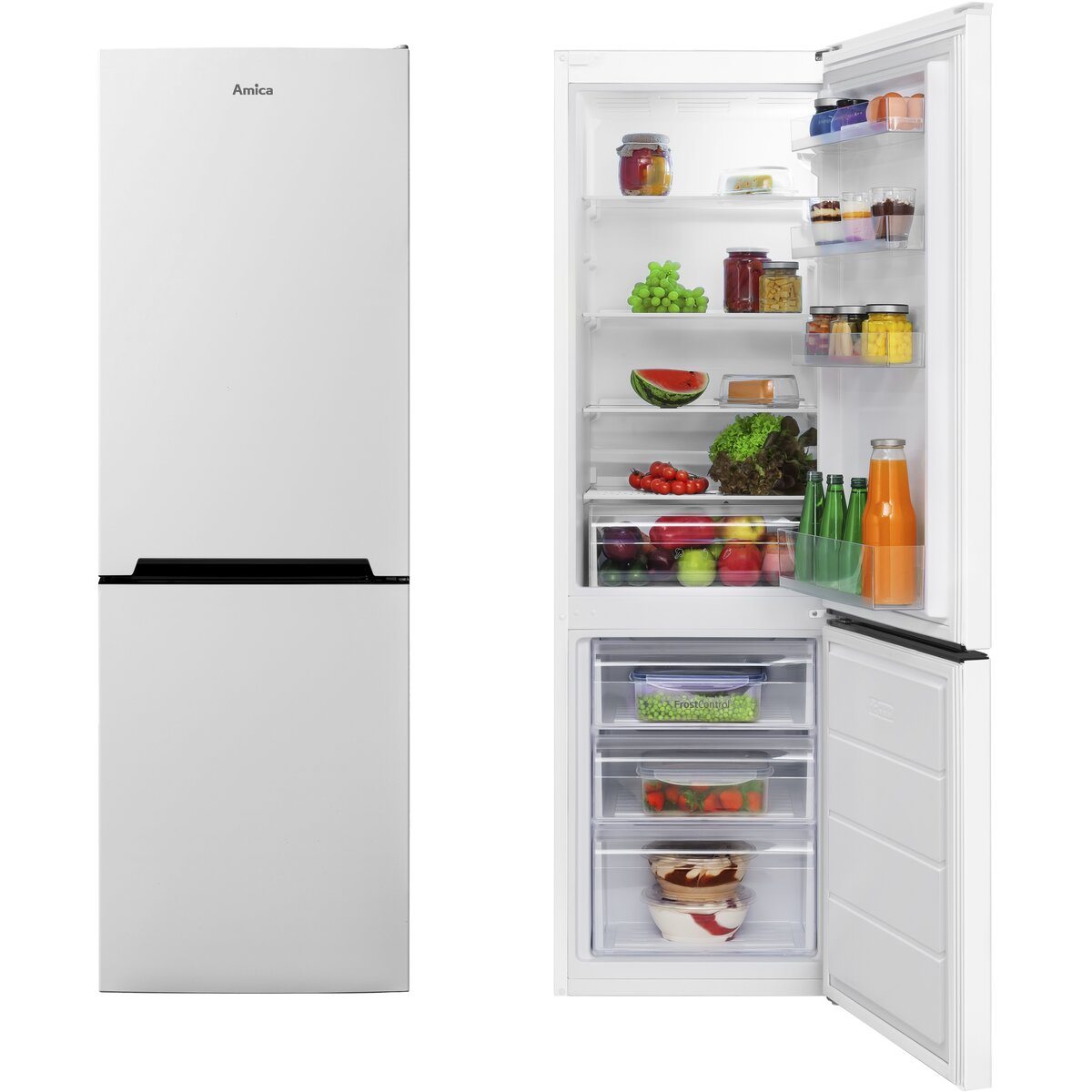 Lodówka AMICA FK2515.4UT(E) 170cm Biała – sklep internetowy Avans.pl