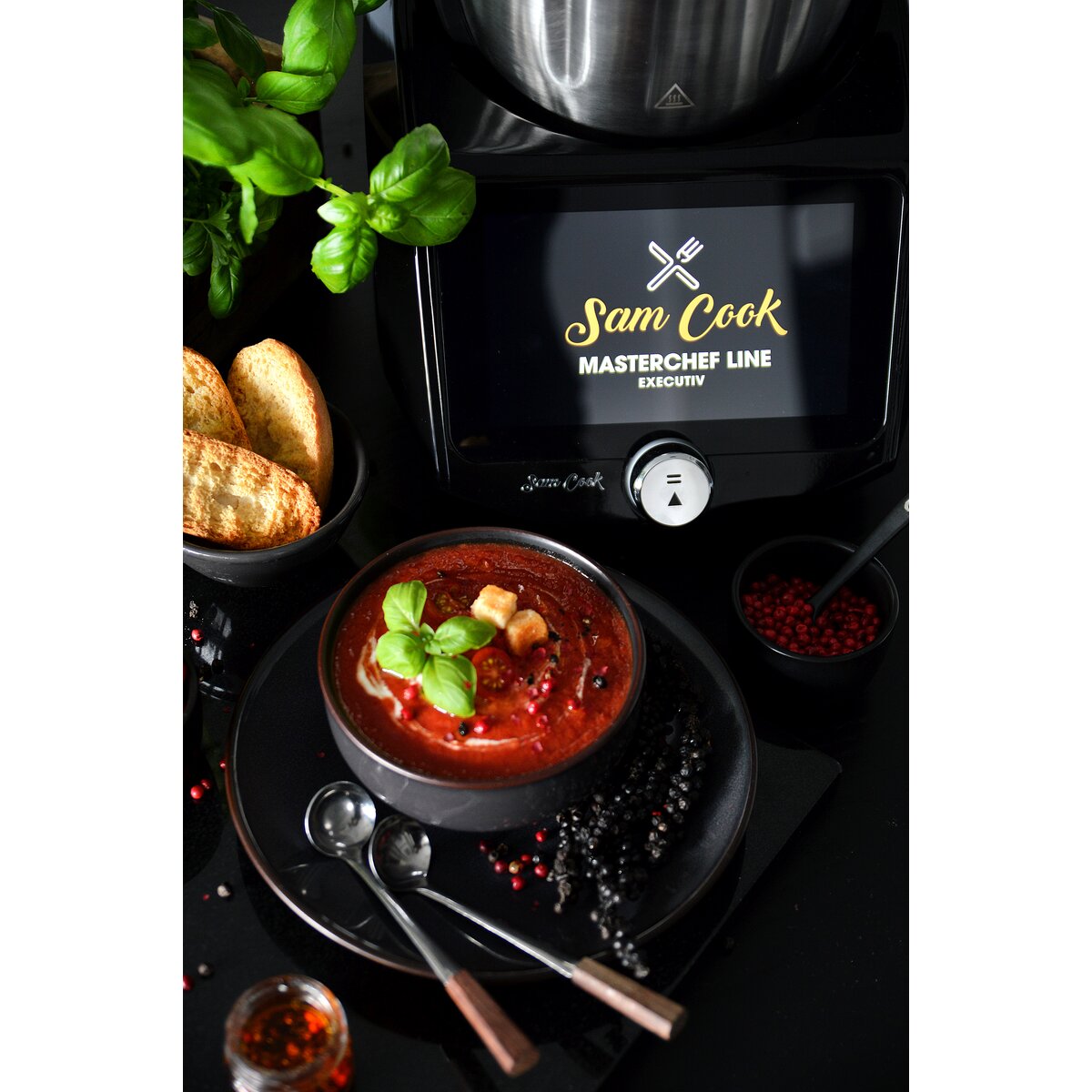 Robot wielofunkcyjny SAM COOK PSC-11 (WiFi) 1400W z wbudowaną wagą i ...