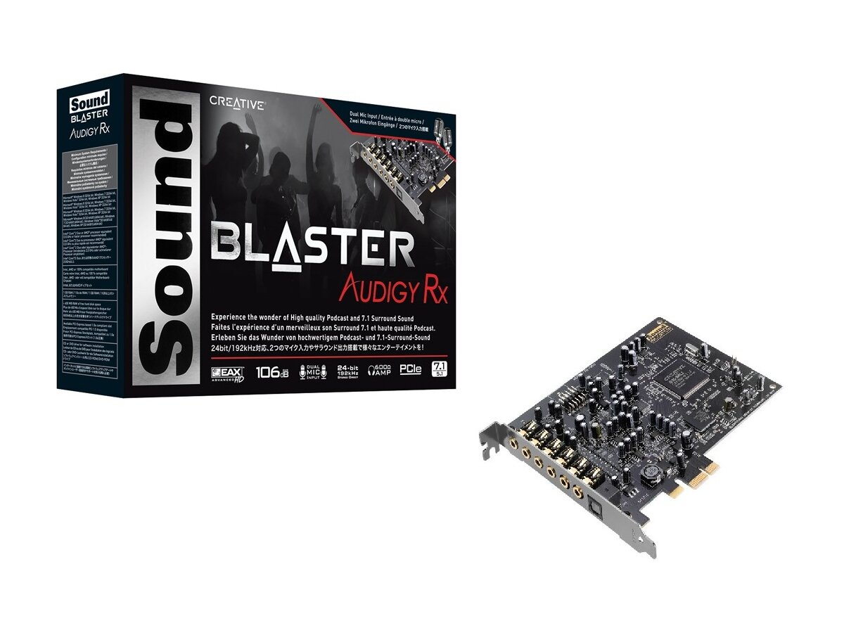 Karta dźwiękowa CREATIVE Sound Blaster Audigy Rx – sklep internetowy ...