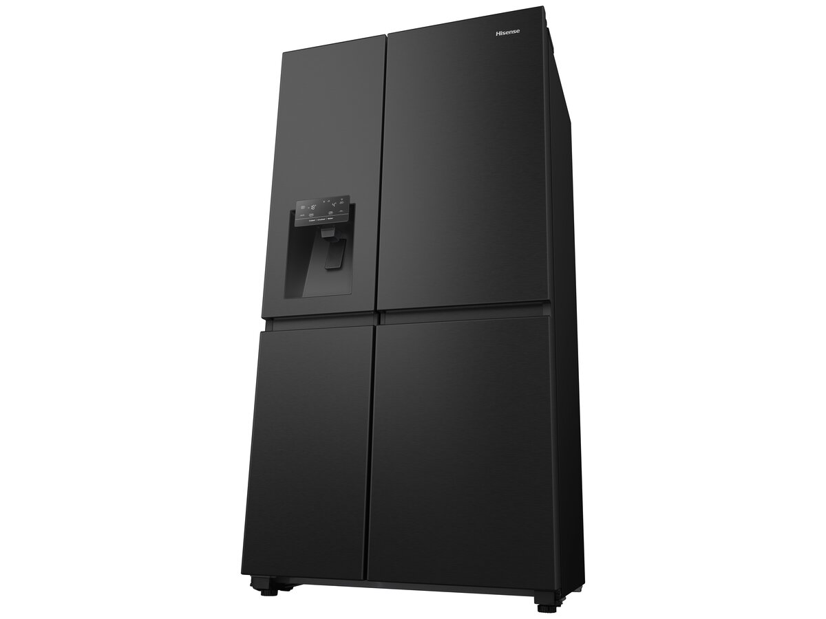 Lodówka HISENSE RS818N4TFE Side by Side No Frost 179cm Czarna Kostkarka ...