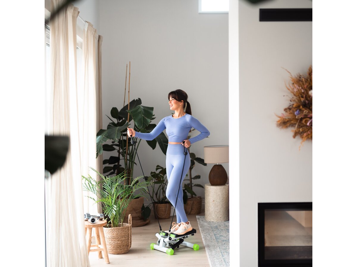 Stepper HMS S3033 skośny z linkami Zielony – sklep internetowy Avans.pl