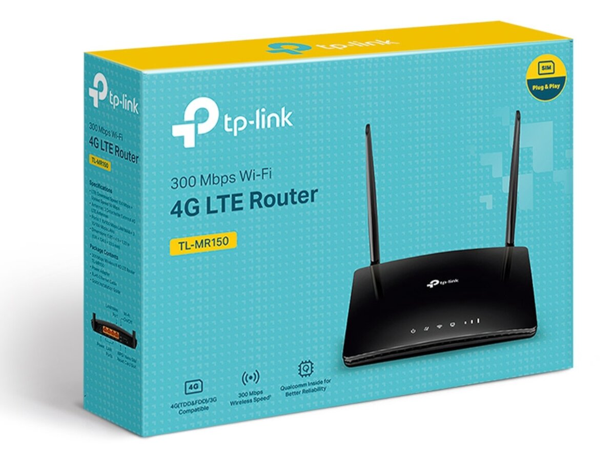 Router TP-LINK TL-MR150 2.4 GHz, Gniazdo SIM – sklep internetowy Avans.pl