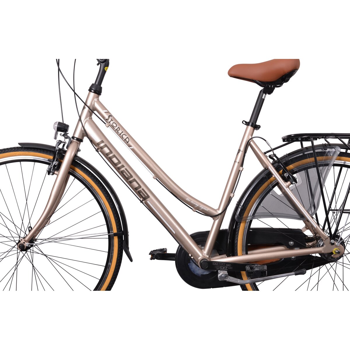 Rower miejski INDIANA Storica 141 3B 28 cali damski Kremowy – sklep ...