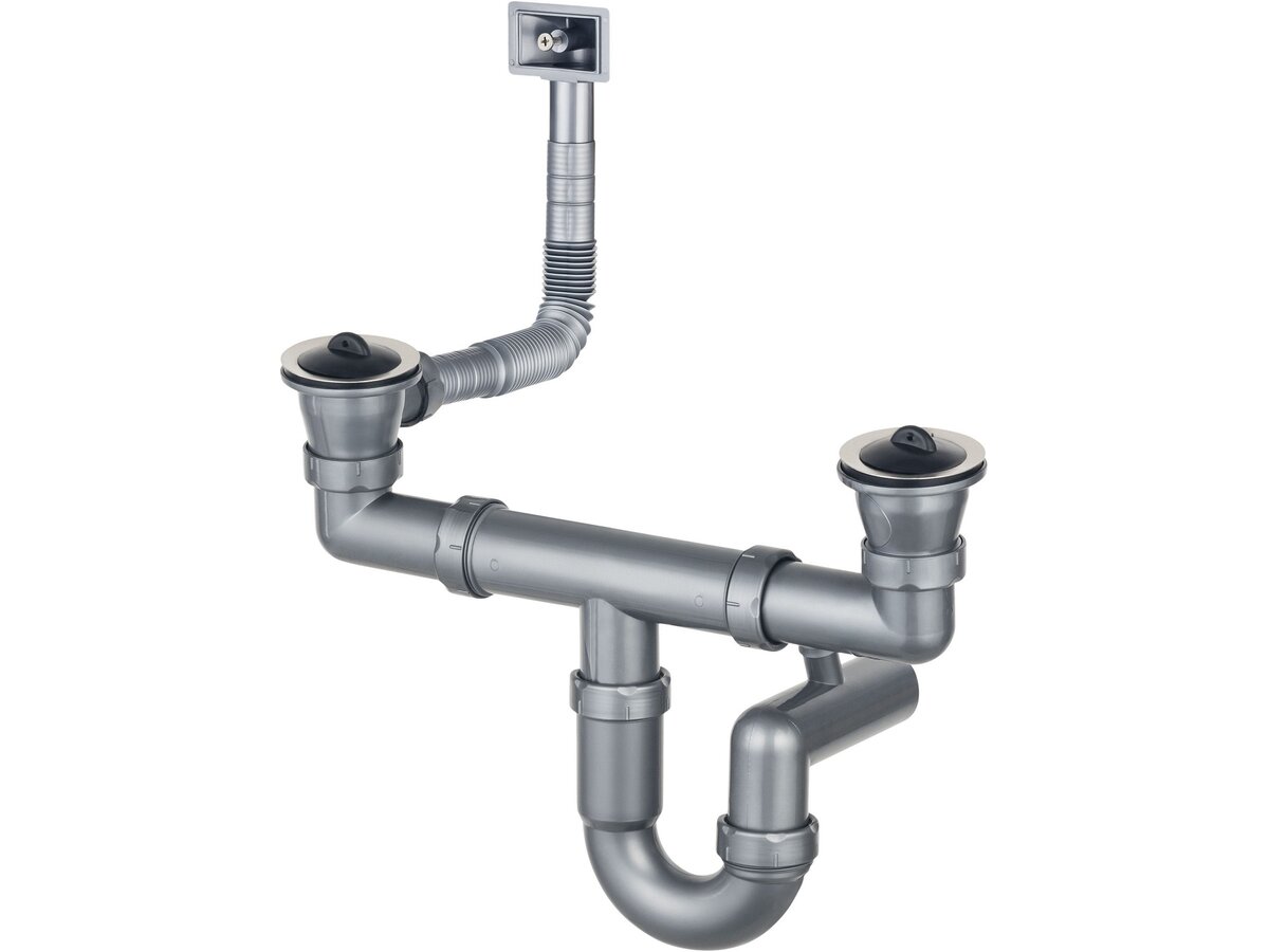 Syfon do zlewozmywaków DEANTE ZXY 9924 Chrom – sklep internetowy Avans.pl