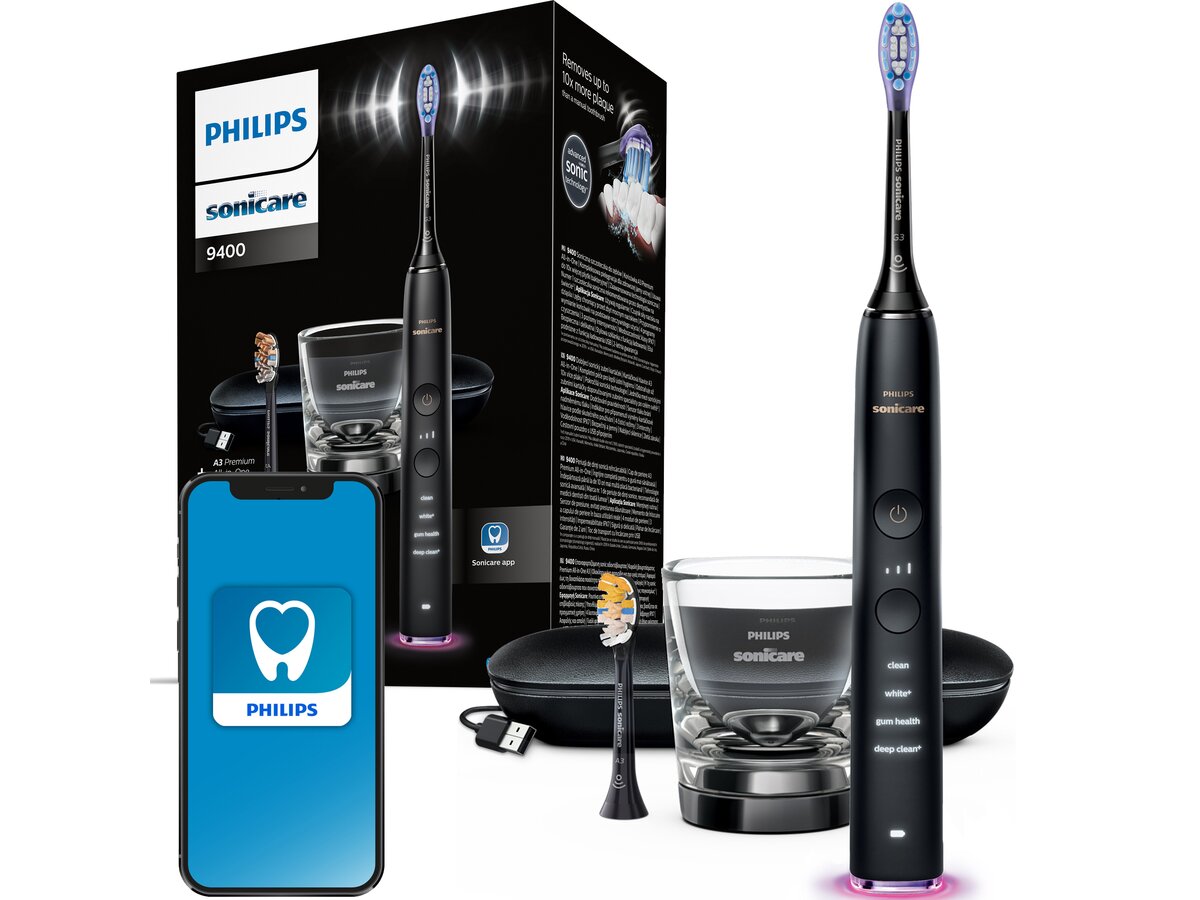 Szczoteczka soniczna PHILIPS Sonicare DiamondClean Smart 9400 HX9917/89 ...
