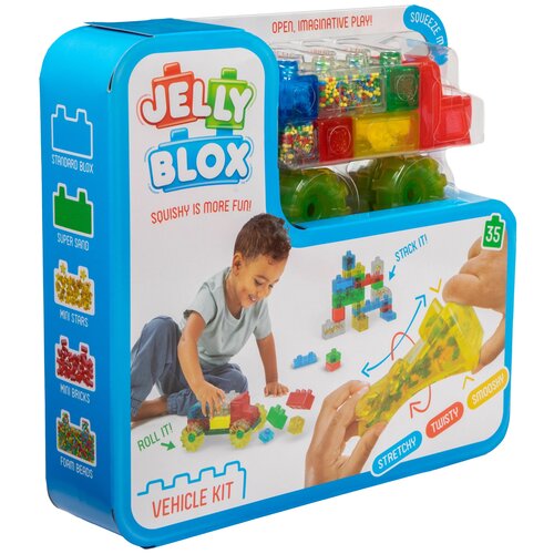 Klocki sensoryczne GOLIATH Jelly Blox Vehicle Kit 931694.006 – sklep internetowy Avans.pl