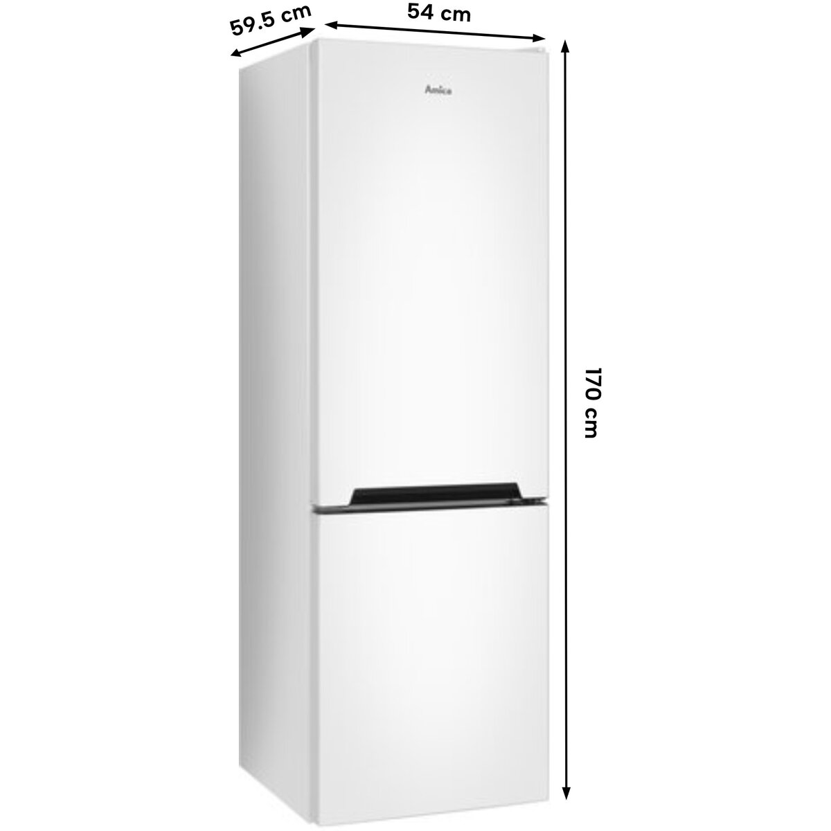 Lodówka AMICA FK2515.4UT(E) 170cm Biała – sklep internetowy Avans.pl