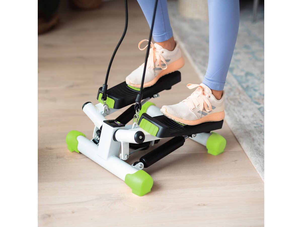 Stepper HMS S3033 skośny z linkami Zielony – sklep internetowy Avans.pl