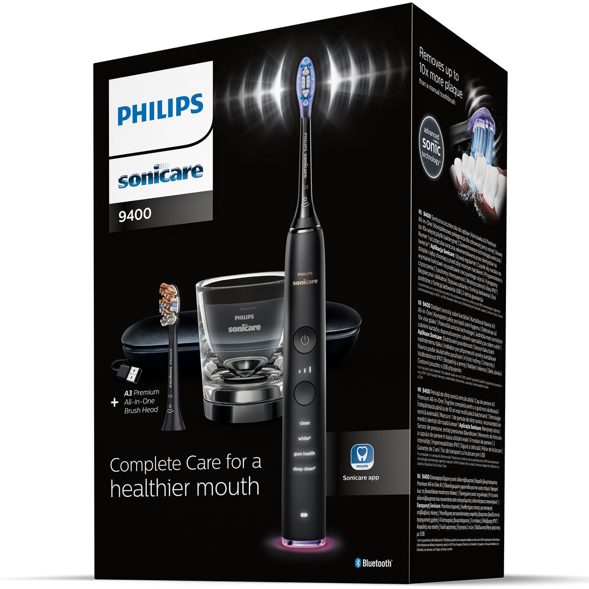 Szczoteczka soniczna PHILIPS Sonicare DiamondClean Smart 9400 HX9917/89 ...