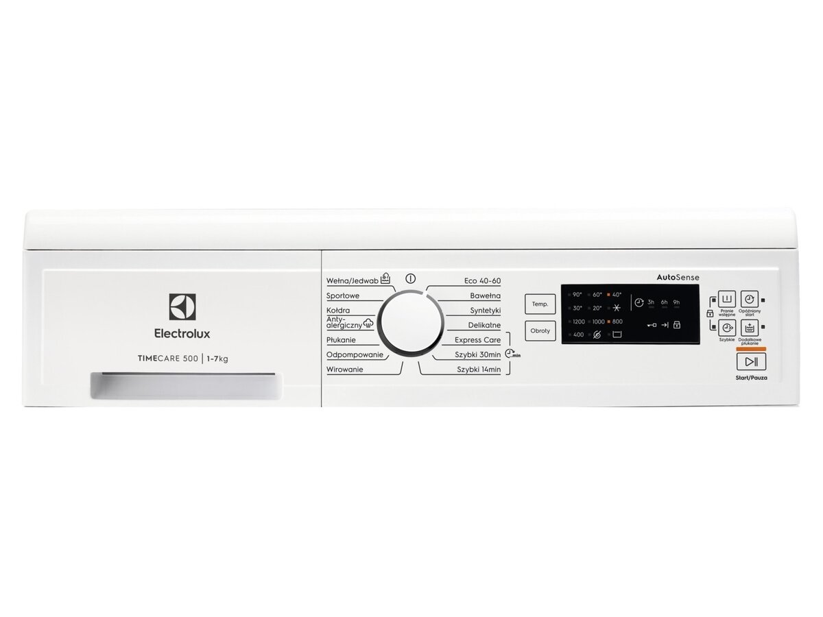 Pralka ELECTROLUX EW2FN727WP TimeCare 500 7 kg 1200 obr AutoSense ...