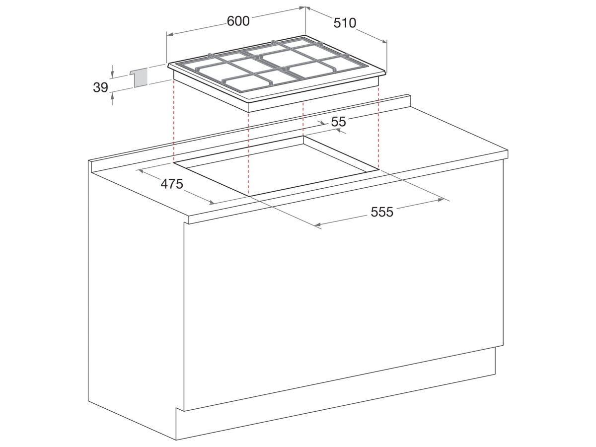 Płyta gazowa WHIRLPOOL GMT 6422 AN – sklep internetowy Avans.pl