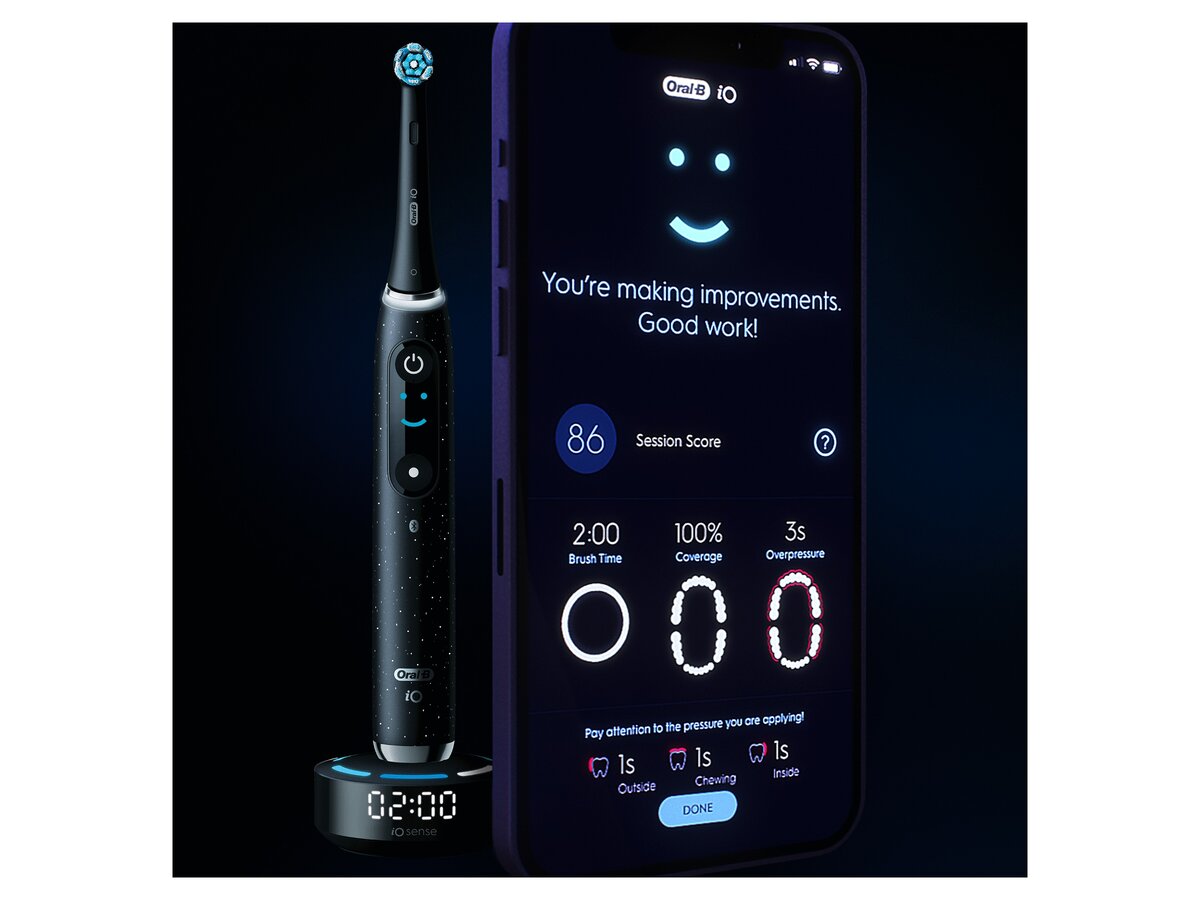 Szczoteczka magnetyczna ORAL-B iO 10 Czarny – sklep internetowy Avans.pl