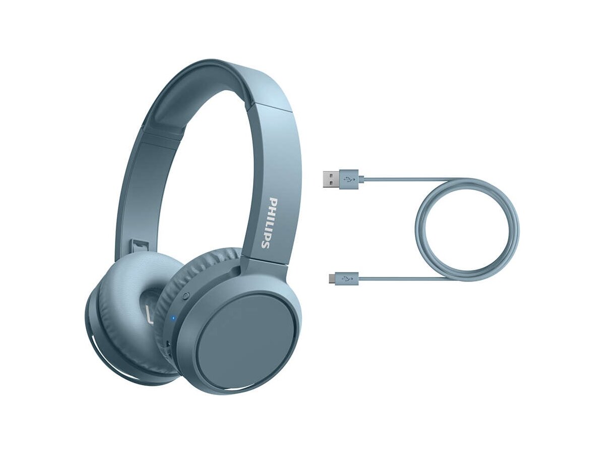 Słuchawki nauszne PHILIPS TAH4205BL Niebieski – sklep internetowy Avans.pl