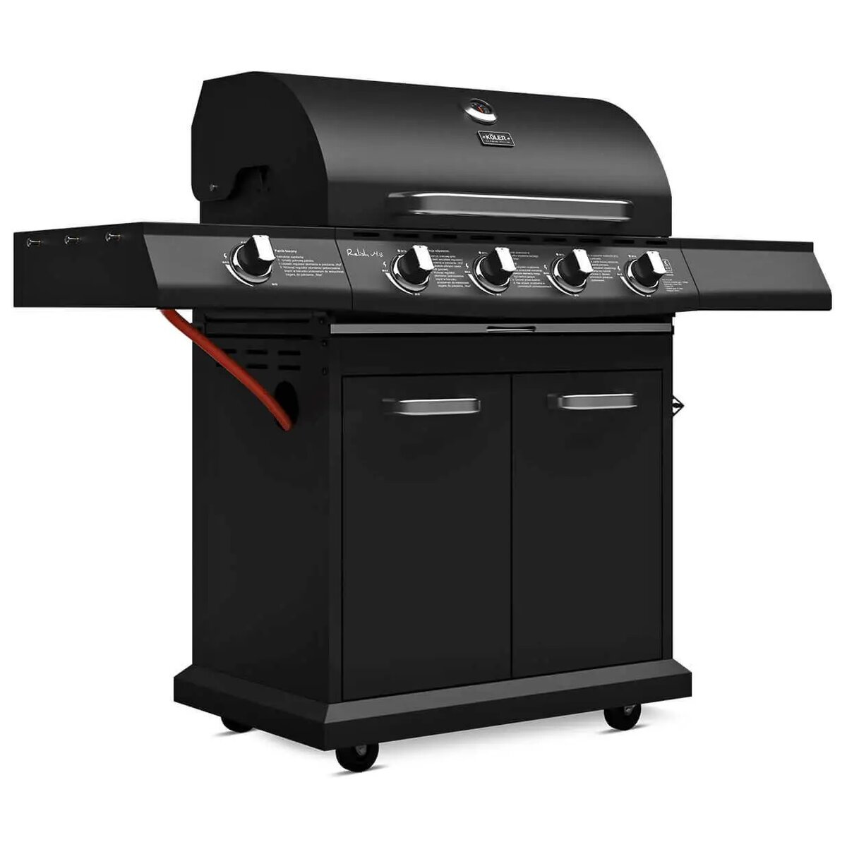 Grill gazowy KOLER Relish v4 Czarny 17.2 kW 76 x 46.5 cm – sklep ...