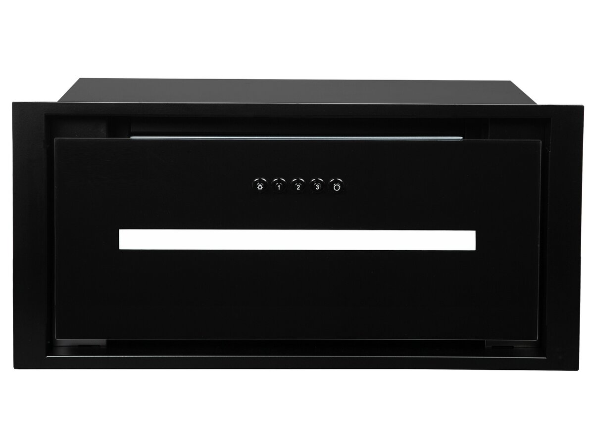 Okap MAAN Helios 60 Push Button Czarne szkło 455m3/h 59dB klasa B ...