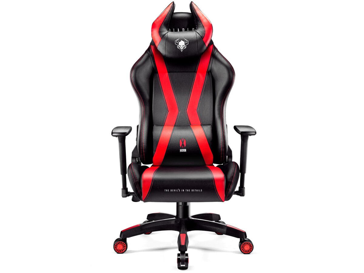 Fotel DIABLO CHAIRS X-Horn (XL) Czarno-czerwony – sklep internetowy ...