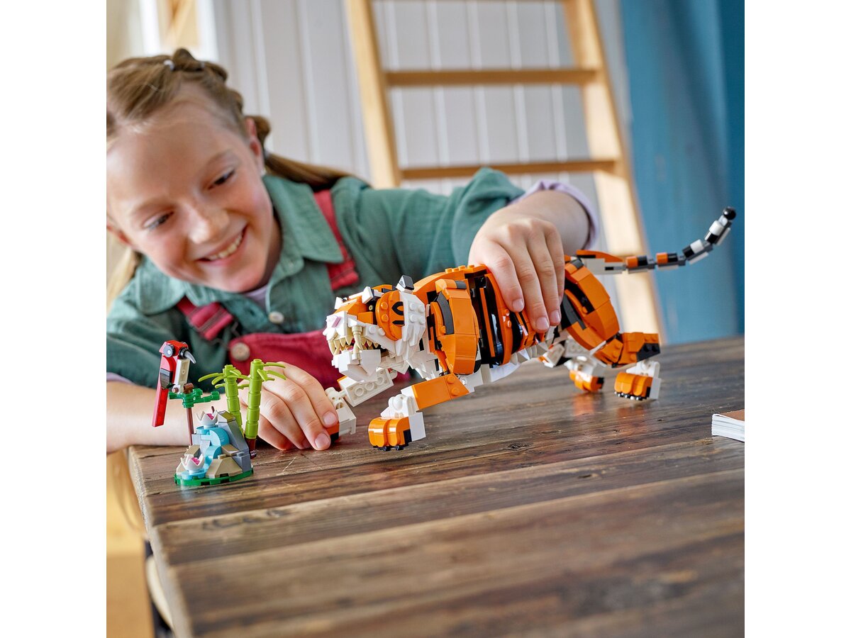 LEGO 31129 Creator 3w1 Majestatyczny tygrys – sklep internetowy Avans.pl