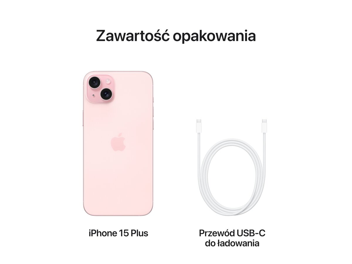 Smartfon APPLE iPhone 15 Plus 5G 128GB 6.7" Różowy – sklep internetowy ...