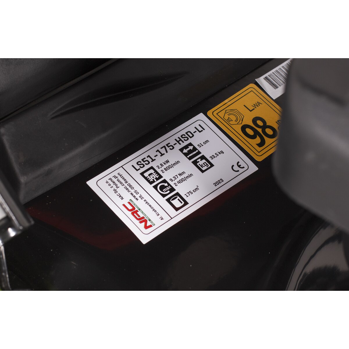 Kosiarka spalinowa NAC LS51-175-HSD-LI z napędem 510mm 2.8kW – sklep ...