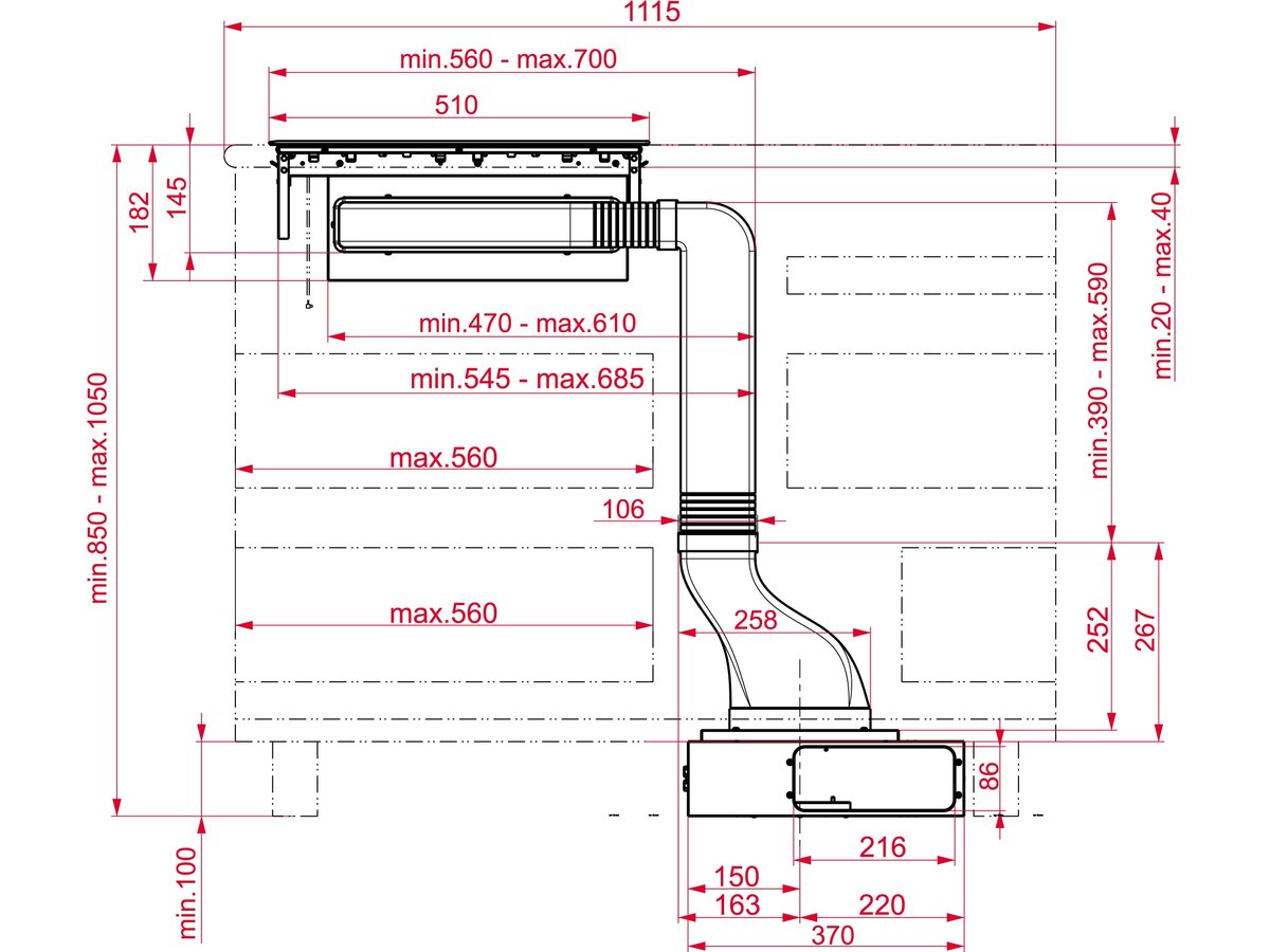 Okap TEKA VarioPro FIH 16760 TOS BK – sklep internetowy Avans.pl