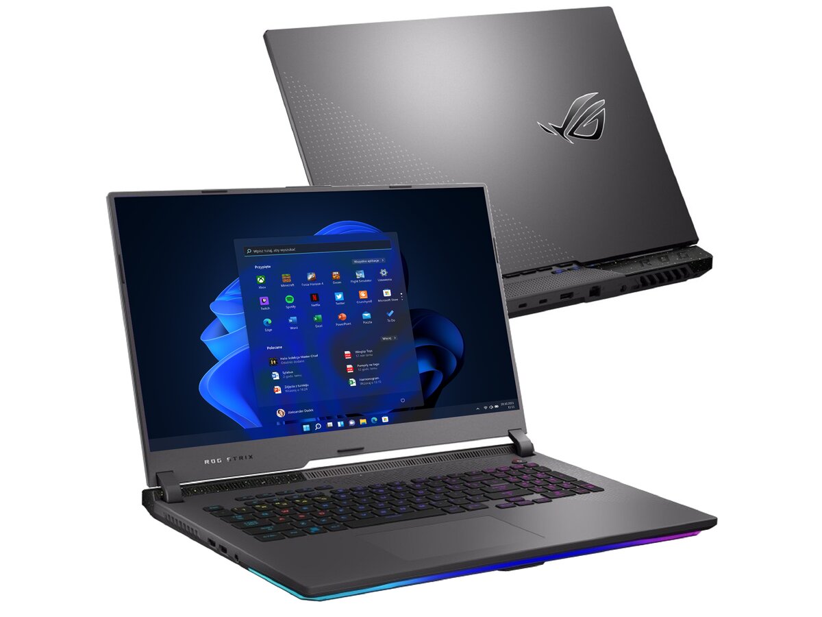 Laptop ASUS ROG Strix G17 G713RM-KH132W 17.3" IPS 360Hz R7-6800H 16GB ...