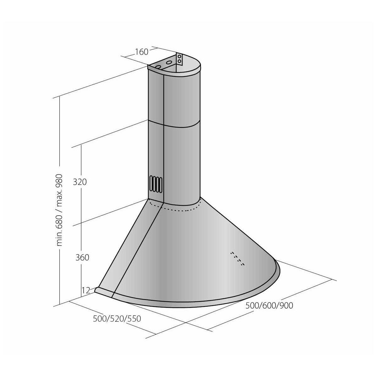 Okap AKPO WK-4 Dandys 90 Inox – sklep internetowy Avans.pl