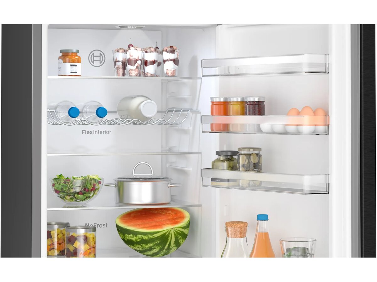Lodówka BOSCH KGN39VXCT No frost 203cm Ciemny Inox – sklep internetowy ...