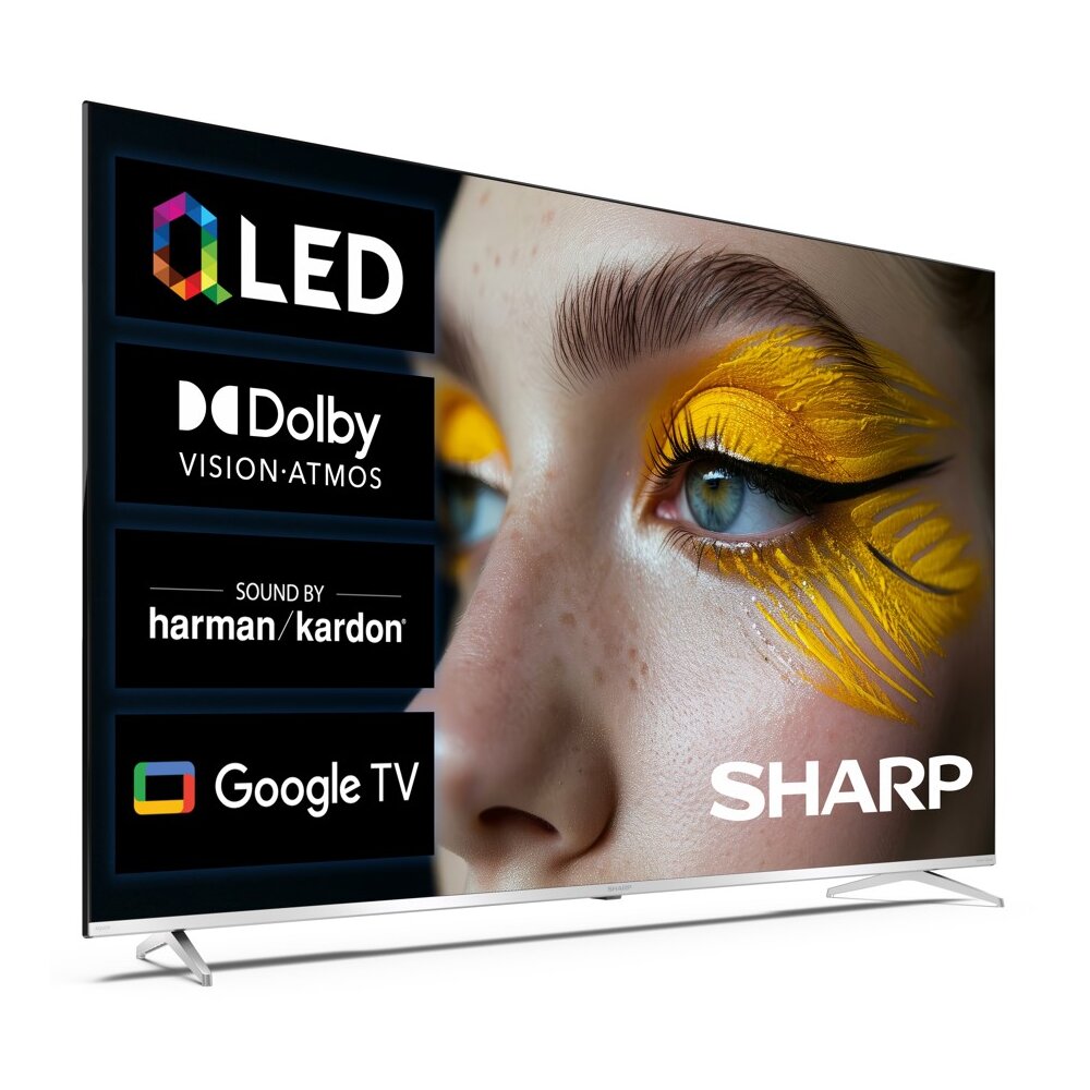 Telewizor SHARP 70GP6760E 70" QLED Google-Vision UHD Frameless – sklep ...