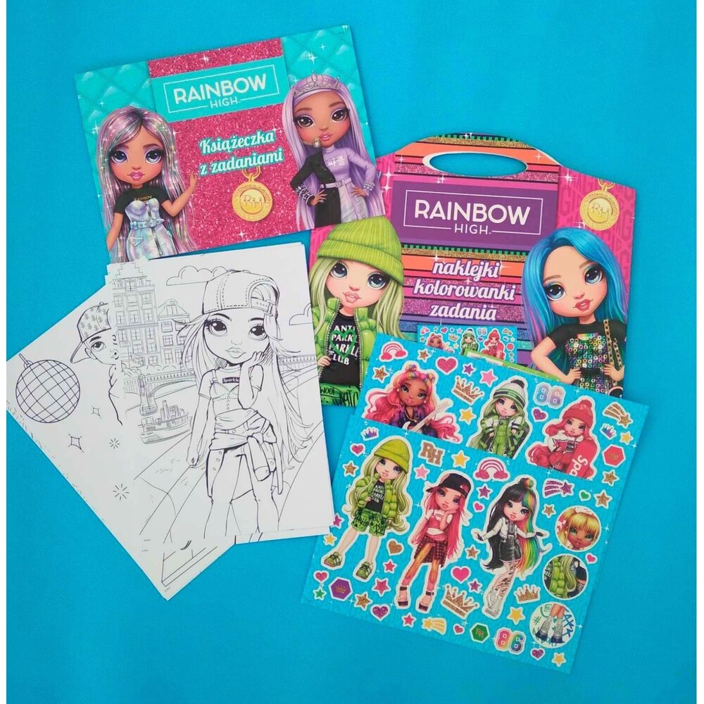 Rainbow High Naklejki, kolorowanki, zadania – sklep internetowy Avans.pl