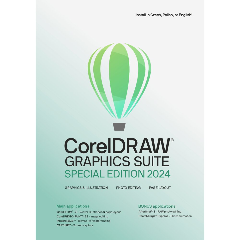 Program COREL CorelDraw Graphics Suite Special Edition 2024 – sklep ...