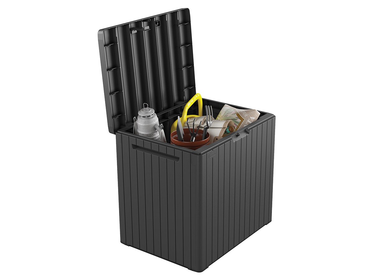 Skrzynia ogrodowa KETER City Storage Box 113l Antracytowy – sklep ...