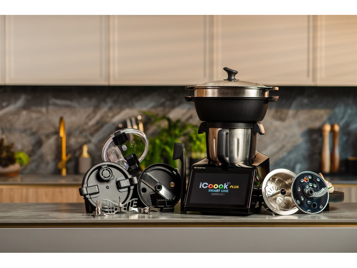 Wielofunkcyjny robot kuchenny ICOOOK 3.0 PLUS MRK-48P (WiFi) z wagą i krajarką w kostkę – sklep ...