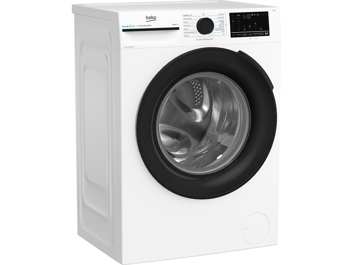 Pralka BEKO slim XBM3WFU47215W b300 7kg 1200 obr.EnergySpin SteamCure ...