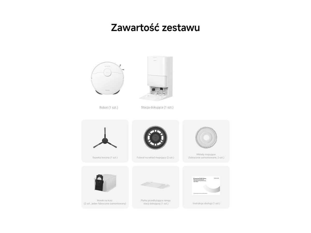 Robot sprzątający DREAME D20 Ultra – sklep internetowy Avans.pl